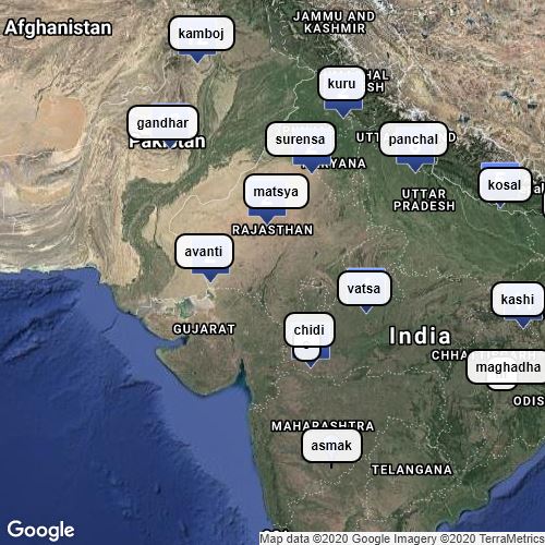 mahajanapadas : Scribble Maps