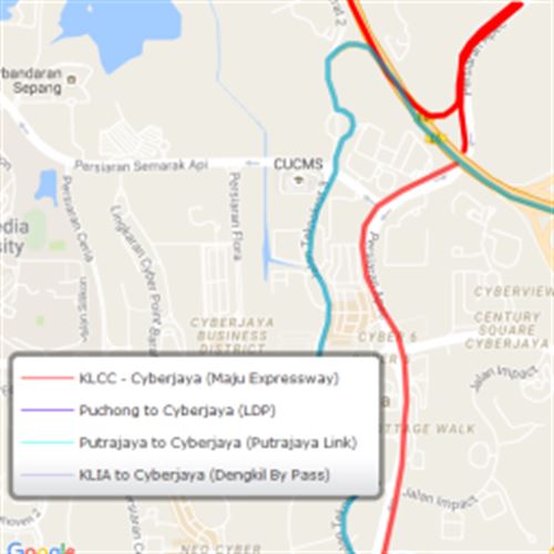 Cyberjaya : Scribble Maps