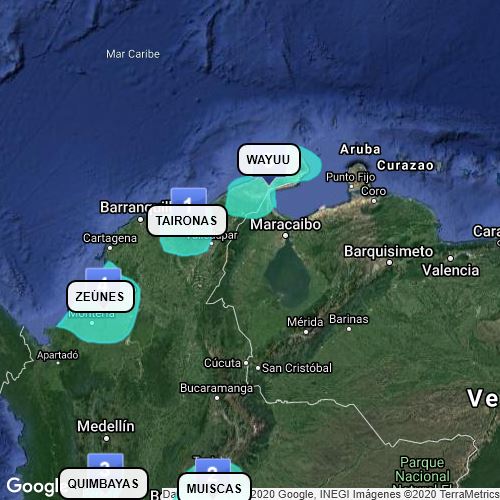 MAPA UBICACION DE CULTURAS PRECOLOMBINAS DE COLOMBIA : Scribble Maps