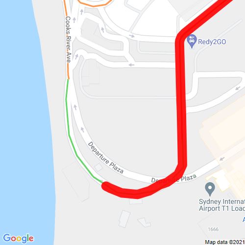 Airport Bus map for sydney airport : Scribble Maps