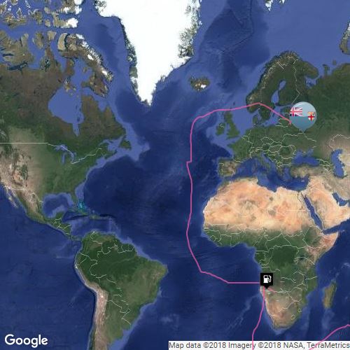 journey of first fleet by pragnya : Scribble Maps