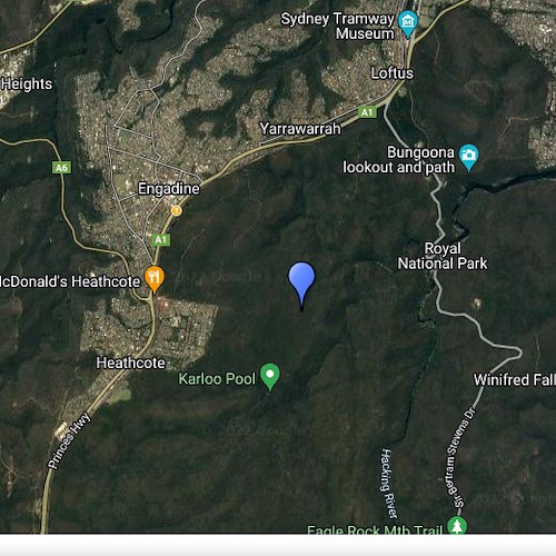 Engadine Small Scale Map : Scribble Maps