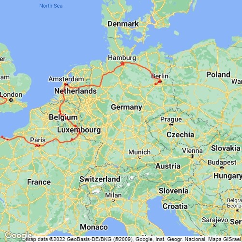 2022 Trip Itinerary : Scribble Maps