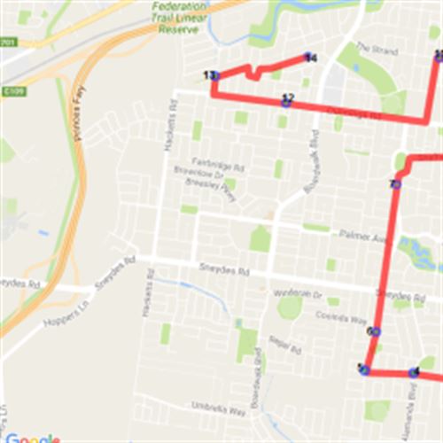 Point Cook Bus Route : Scribble Maps