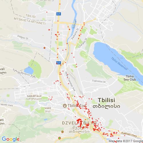 Tbilisi Map