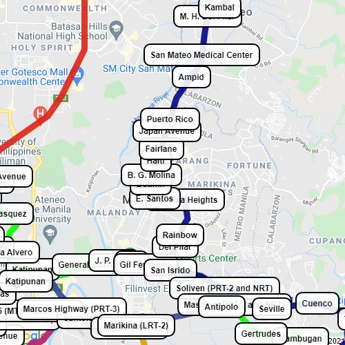 LRT, MRT, PRT Future, and PNR : Scribble Maps