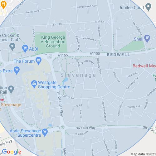 Stevenage : Scribble Maps