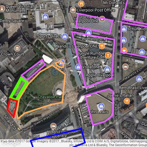Land use map Liverpool : Scribble Maps