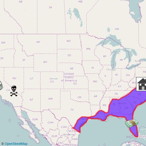 5 US landmarks : Scribble Maps