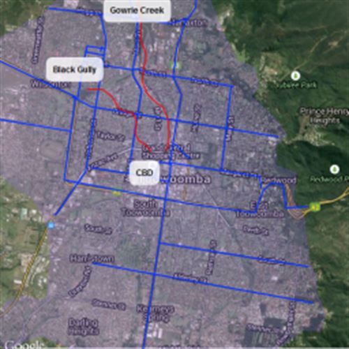 TOOWOOMBA FLOOD MAP : Scribble Maps