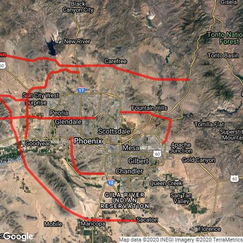 Future Freeways/Interstates in Arizona, Nevada, New Mexico : Scribble Maps