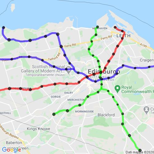edinburgh metro 2 : Scribble Maps