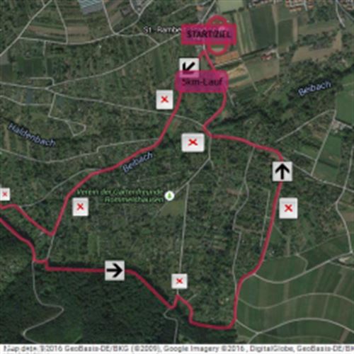 5km-Lauf : Scribble Maps