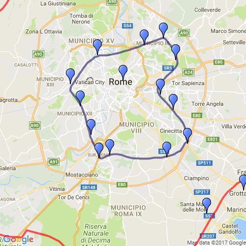 roma atac : Scribble Maps