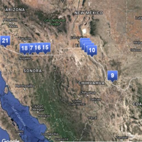 Border Checkpoints Map