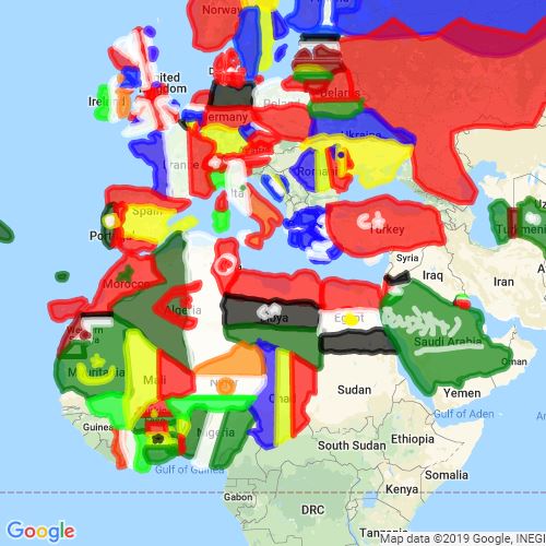 Flags of the world : Scribble Maps