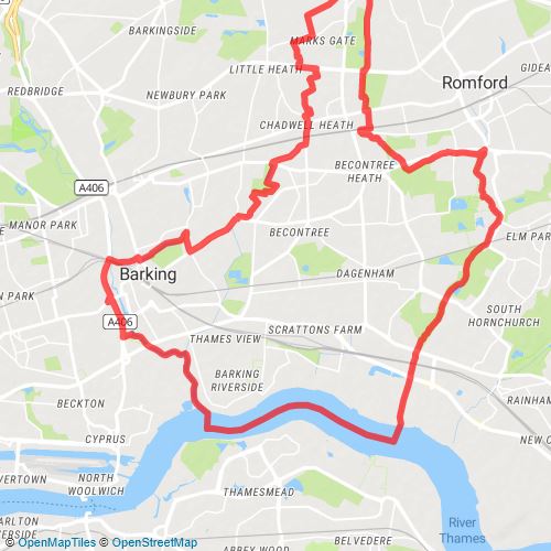 Barking and Dagenham Map : Scribble Maps