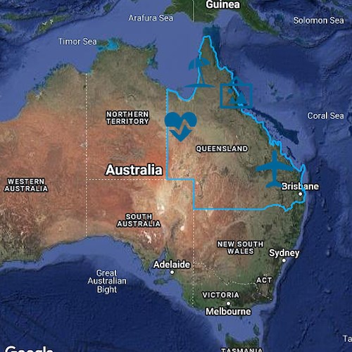 Map Of Queensland : Scribble Maps