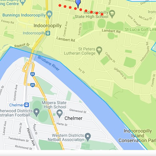Map of Indooroopilly : Scribble Maps